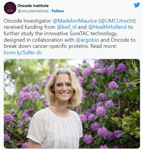 KWF/TKI-LSH funding for innovative SureTACs technology - Madelon ...